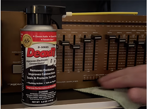 Vintage audio gear cleaned with DeoxIT | CAIG